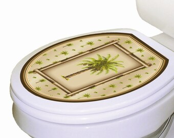 Palm Tree Toilet Seat - Etsy