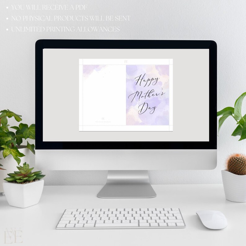 Printable Mother's Day Card Custom Mothers Day Card - Etsy