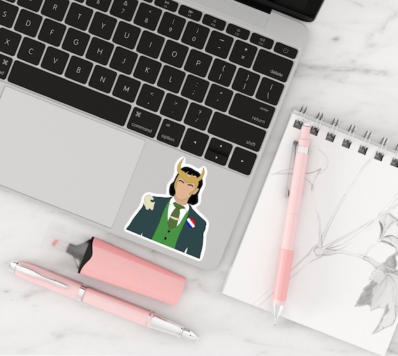 Laptop Loki Sticker Thor Sticker Avengers Sticker Glossy Waterproof ...