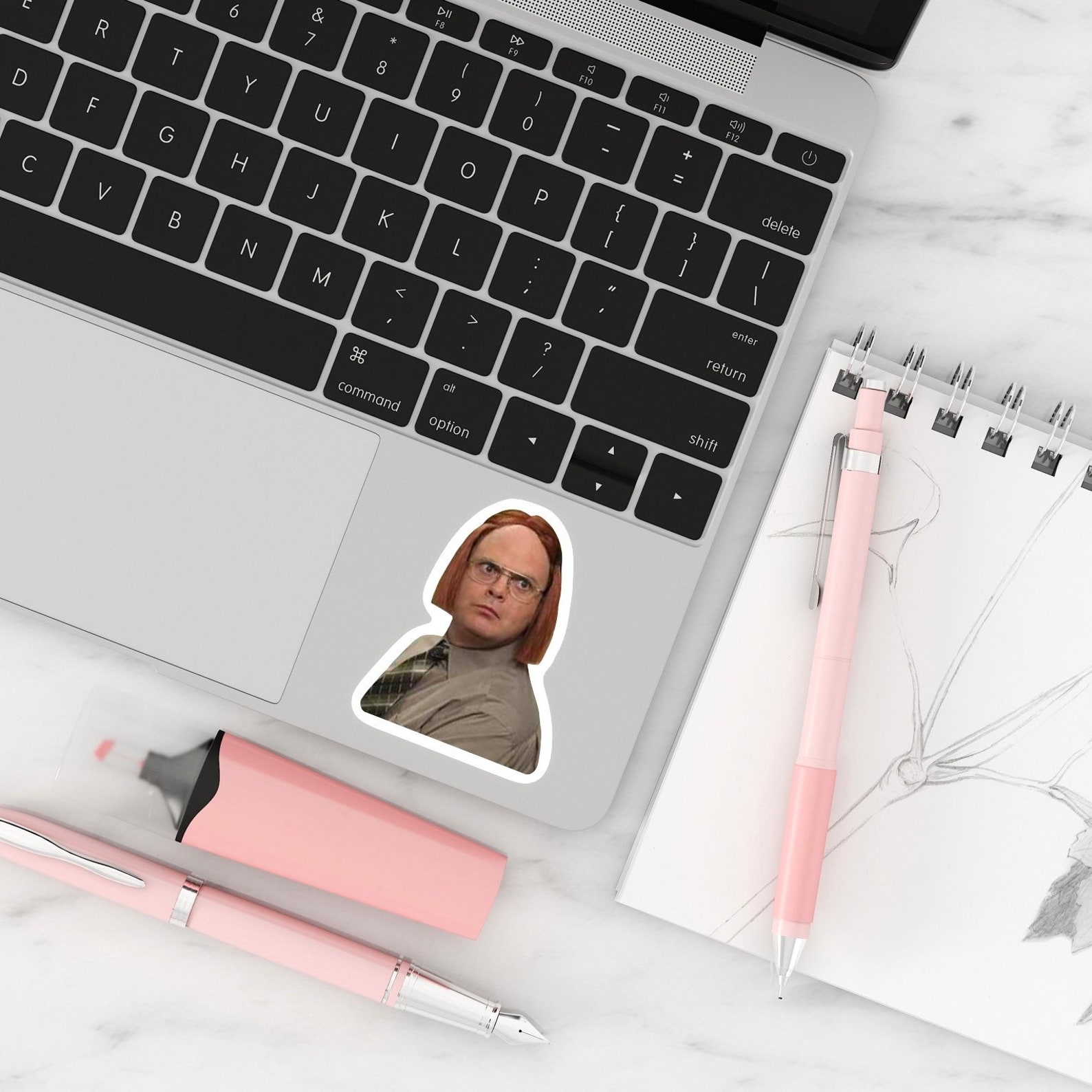 Dwight Schrute Sticker / the Office Sticker / Glossy Waterproof Sticker ...