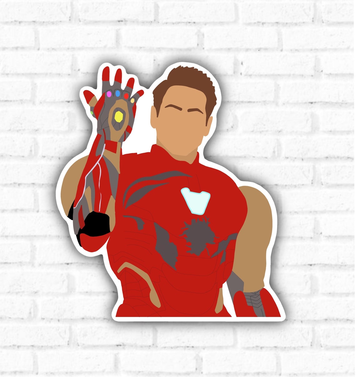Iron Man Sticker / Tony Stark / Avengers Sticker / Glossy - Etsy