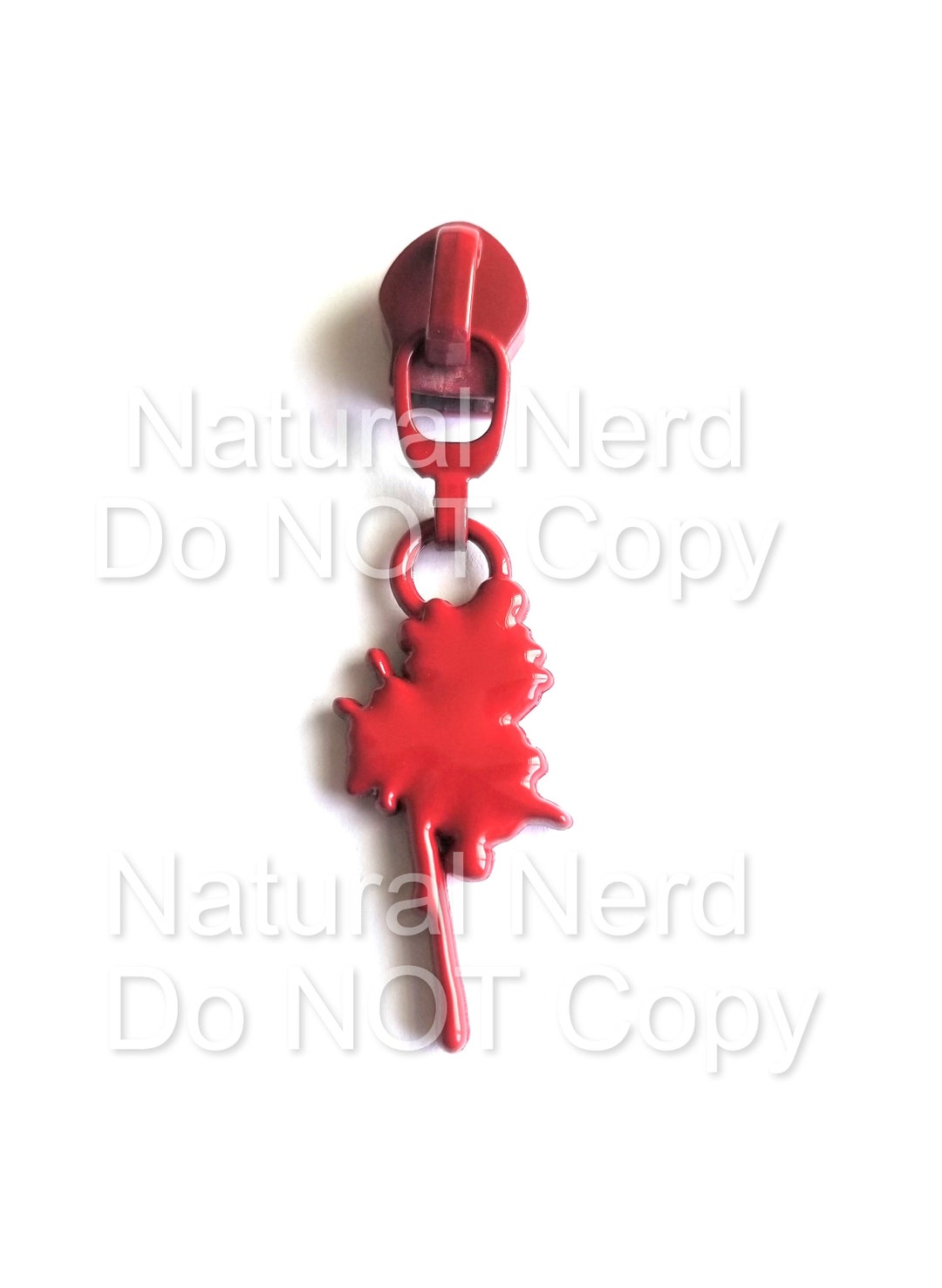Red Blood Drip Zipper Pull - Etsy