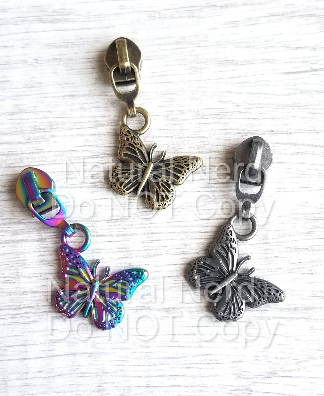 Butterfly Zipper Pull - Etsy