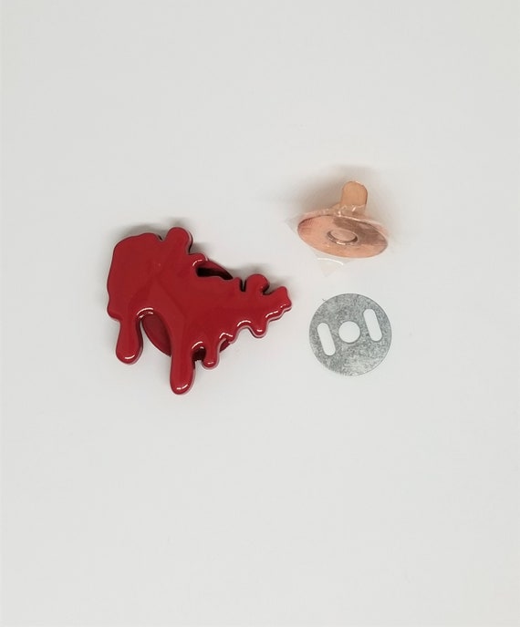 Blood Drip Magnetic Snap - Etsy