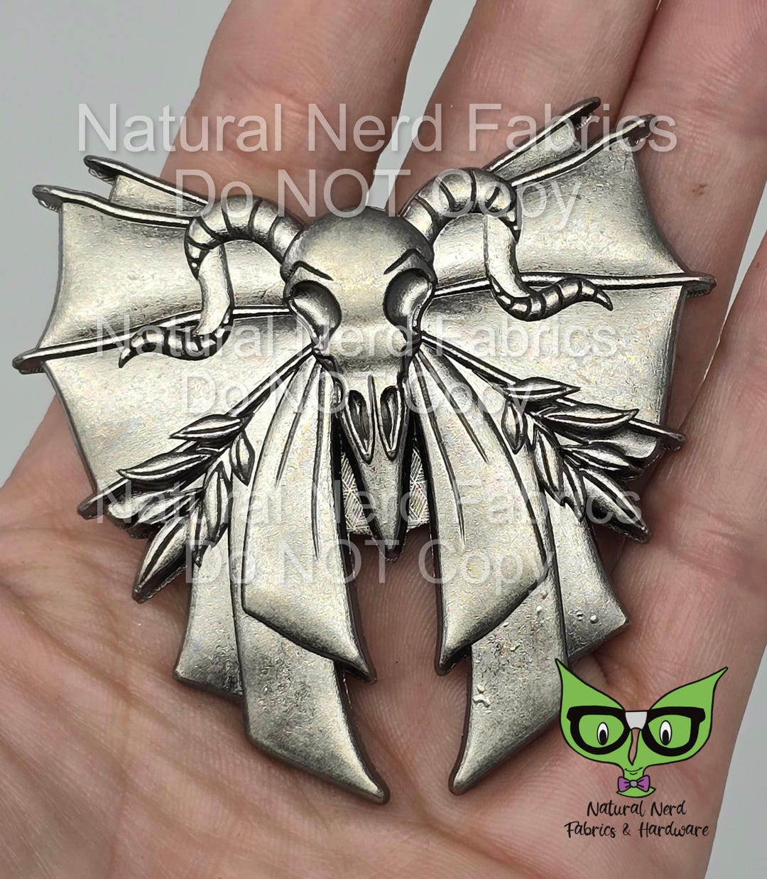 Gothic Bow Magnetic Snap (3 Color Options Available) - Etsy