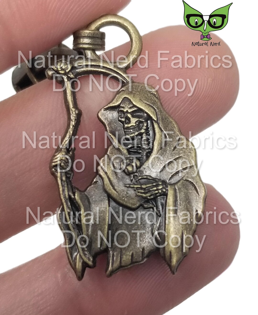 Grim Reaper Zipper Pull - Etsy