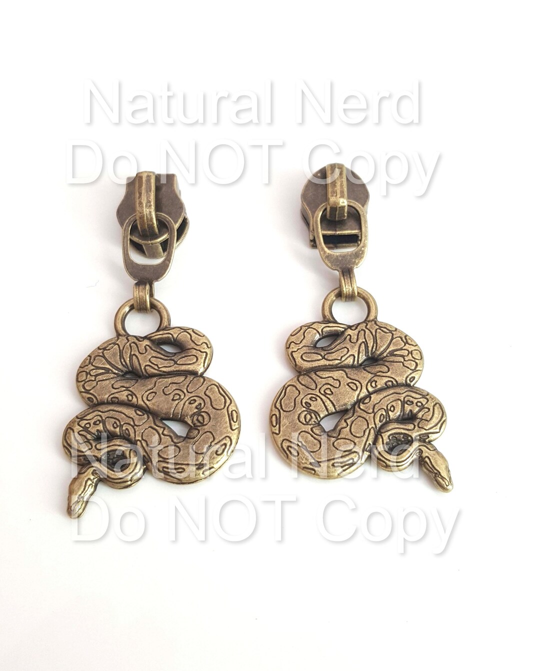 Snake Zipper Pull - Etsy