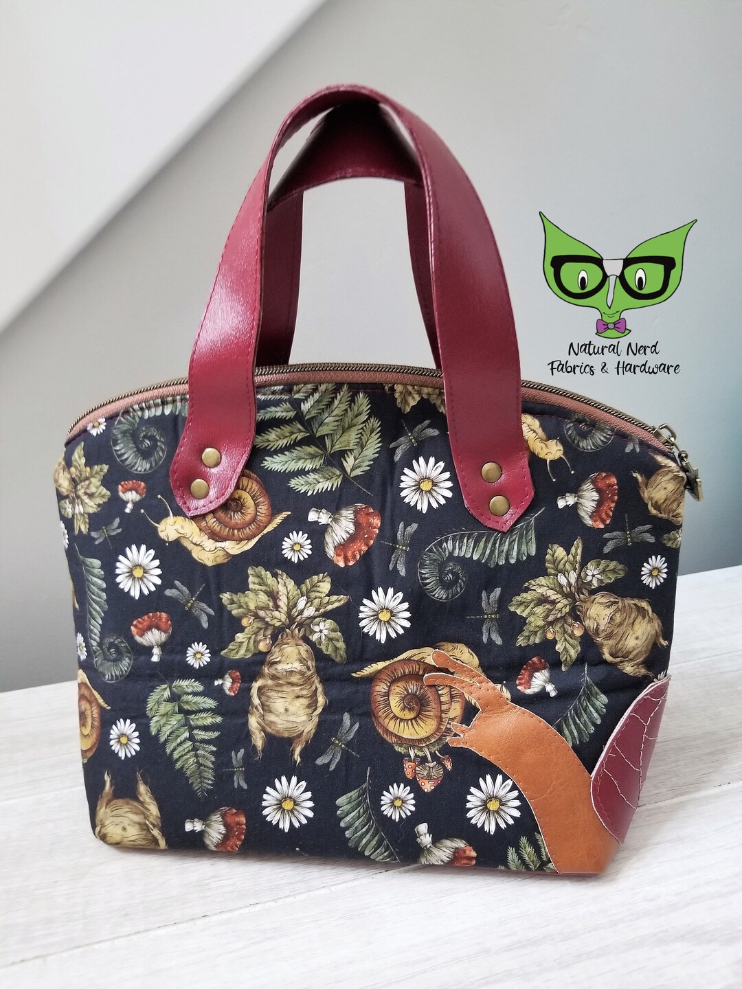 Handcrafted Snail Domed Handbag - Etsy