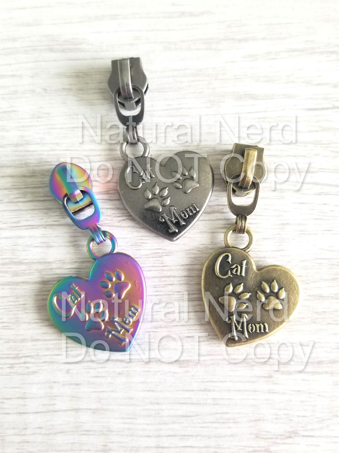 Cat Mom Zipper Pull - Etsy