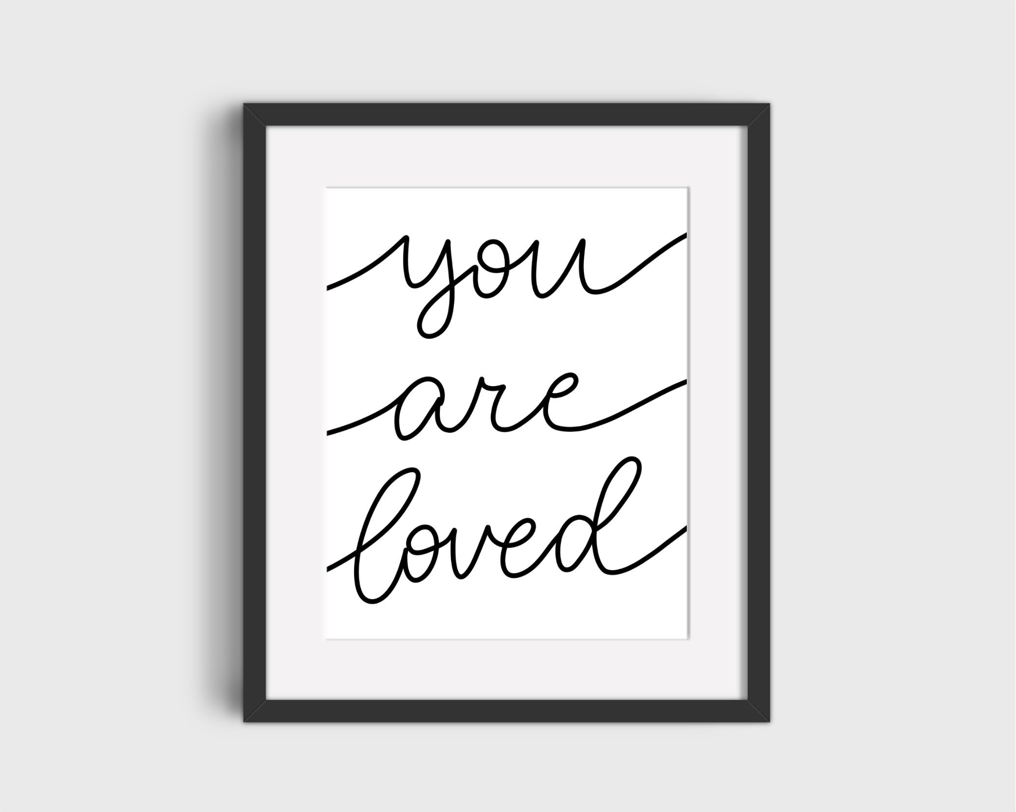 You Are Loved Printable Art Instant Download - Etsy