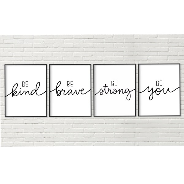 Be Kind Be Brave - Etsy