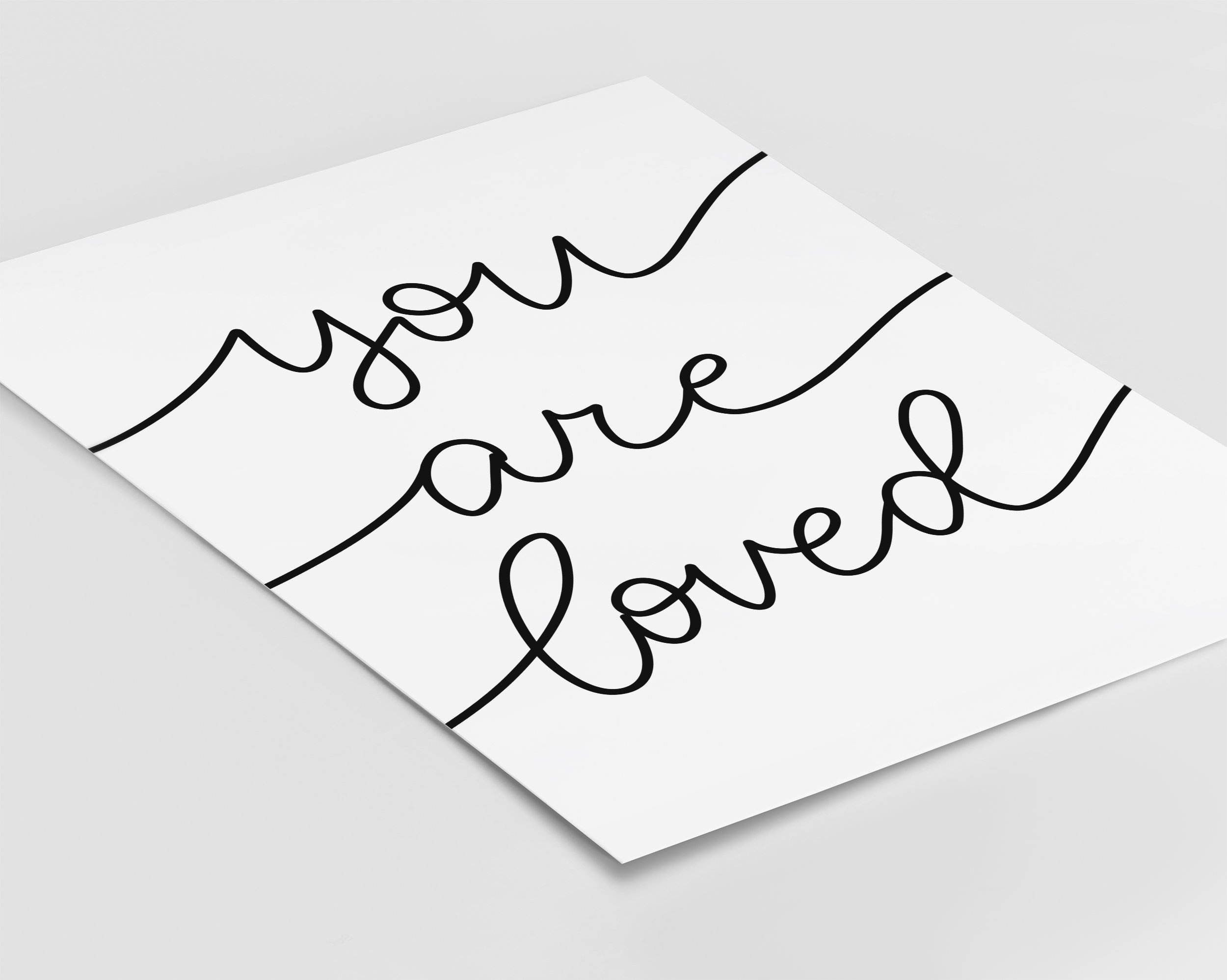 You Are Loved | Printable Art | Instant Download - Etsy
