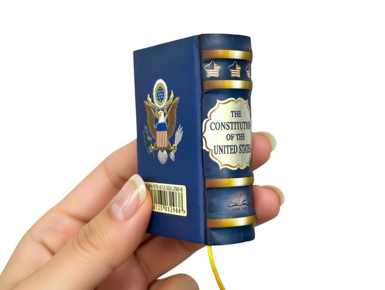 The Constitution of the United States Mini Book 2.50" H in English and ...