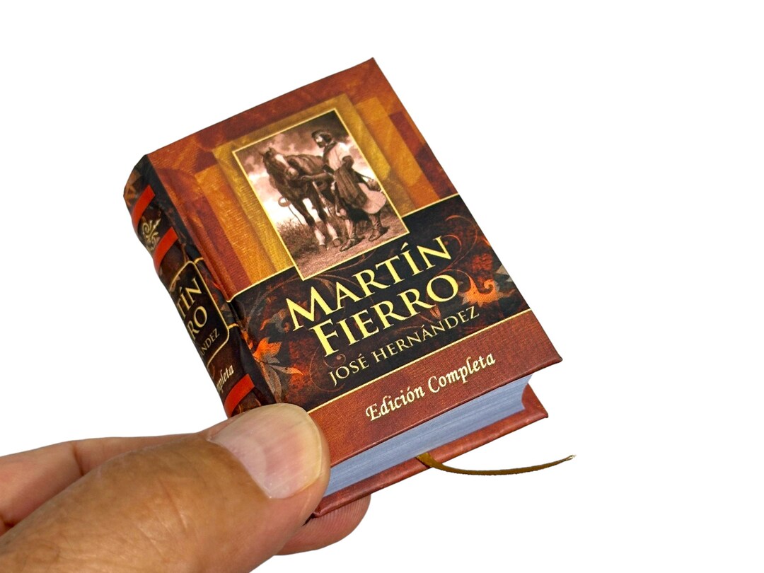 Martin Fierro Mini Book Complete Edition in Spanish Hardcover 433 Pgs ...