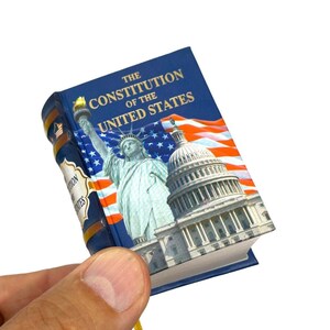 The Constitution of the United States Mini Book 2.50" H in English and ...