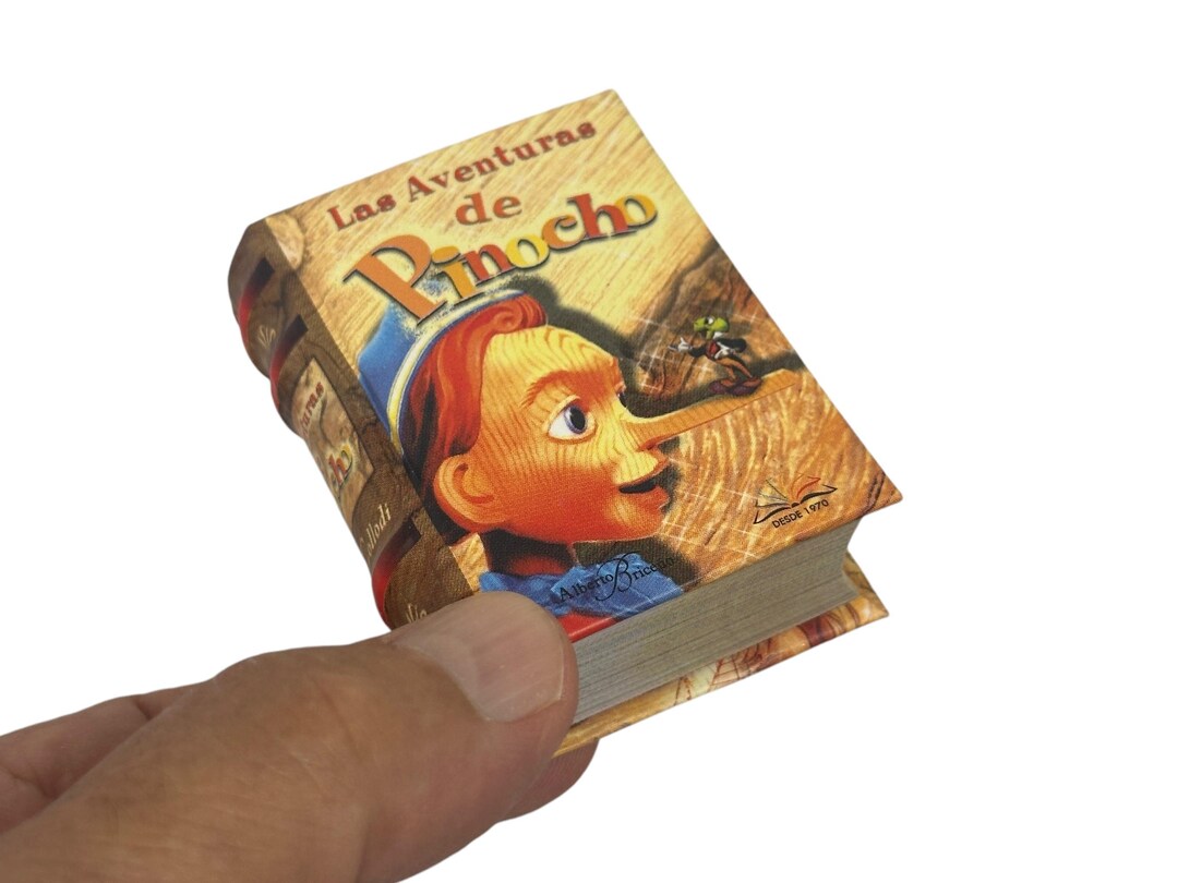 New Las Aventuras De Pinocho Mini Book Hardcover 472 P by Carlo Collodi ...
