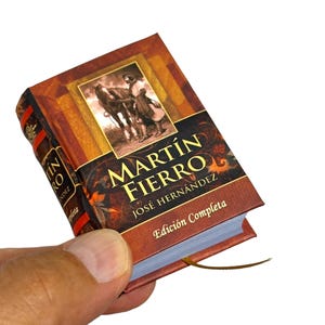 Martin Fierro Mini Book Complete Edition in Spanish Hardcover 433 Pgs ...