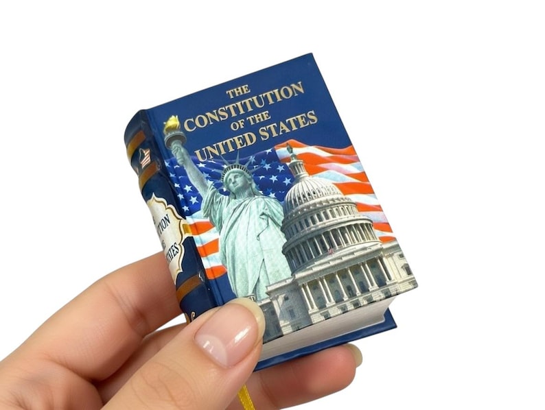 The Constitution of the United States Mini Book 2.50" H in English and ...