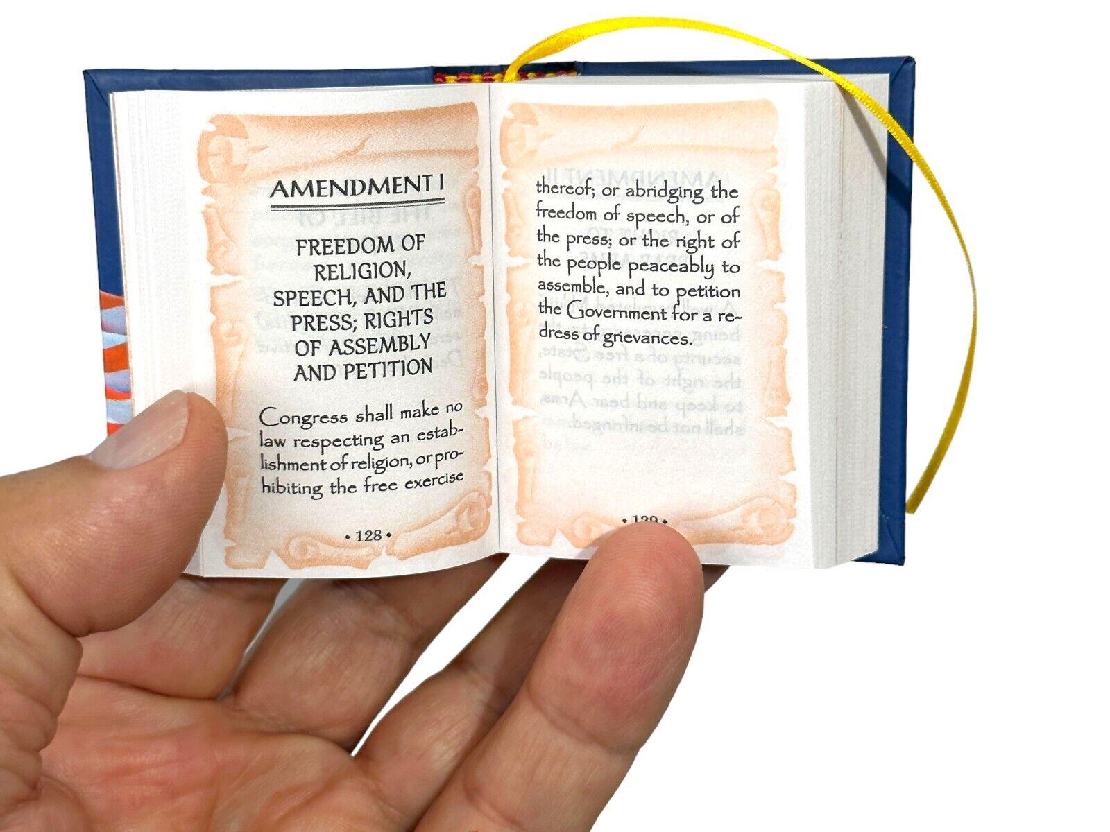 The Constitution of the United States Mini Book 2.50" H in English and ...