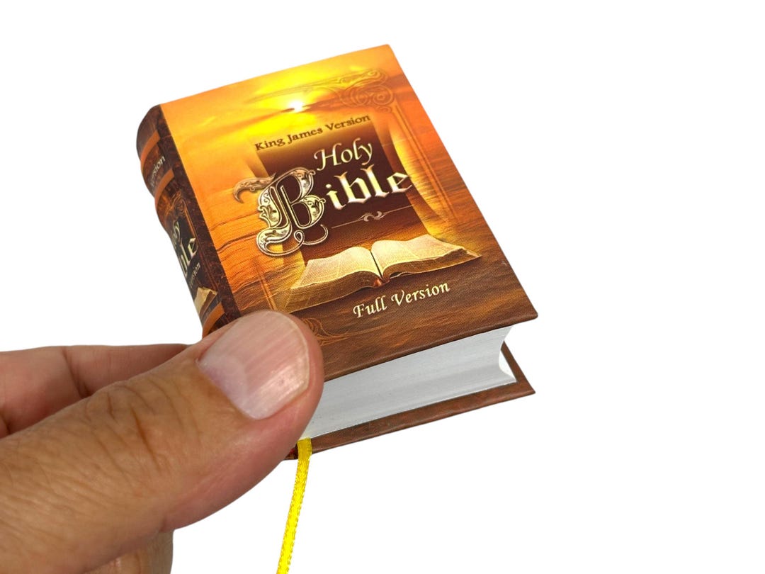 Buy Miniature KJV Holy Bible: Complete Old & New Testaments - Pocket ...