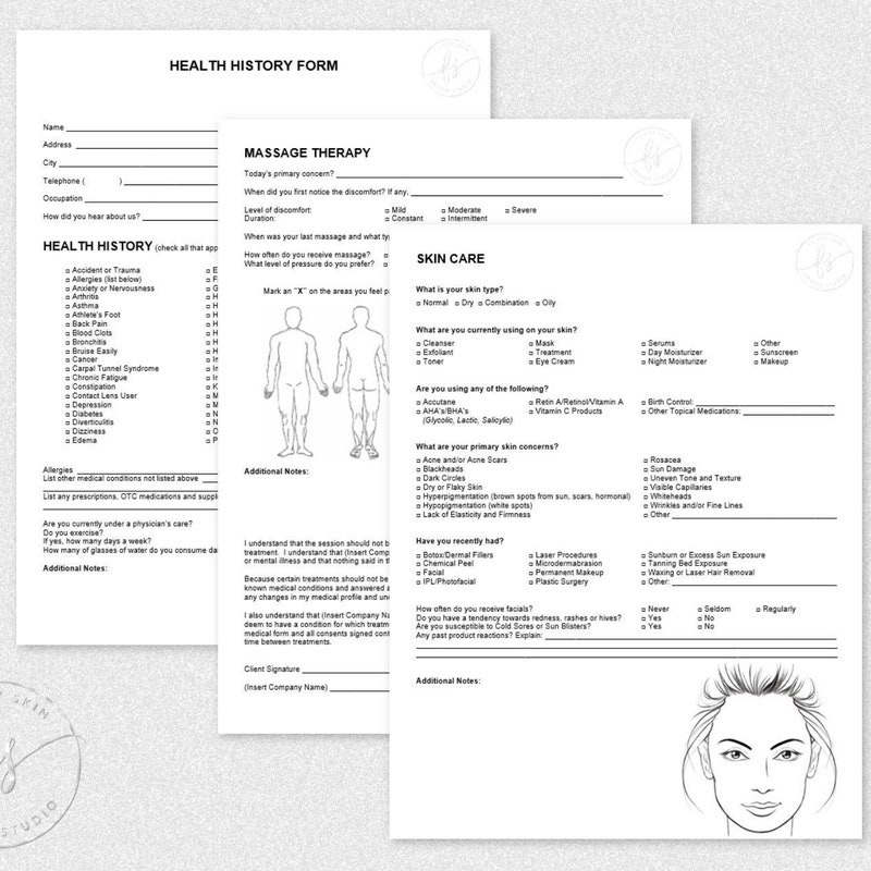 Medical Forms - Etsy