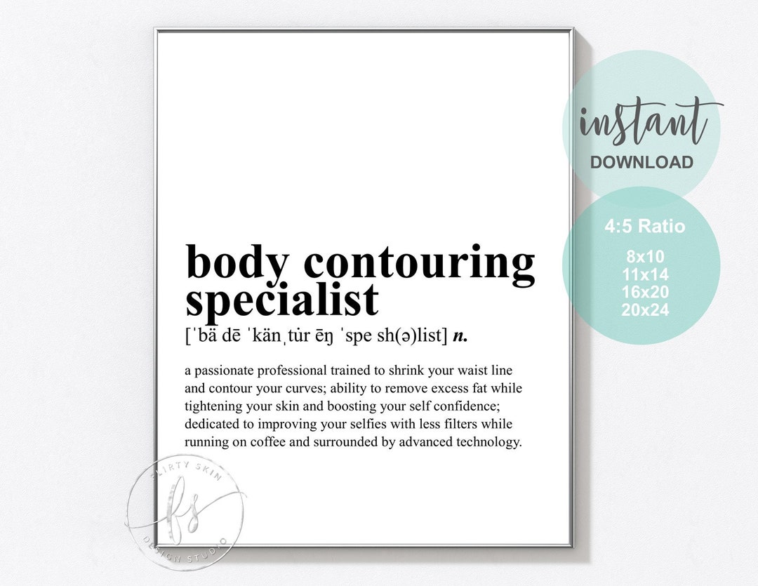 Body Contouring Specialist | Esthetician Decor | Spa Quote | Salon ...