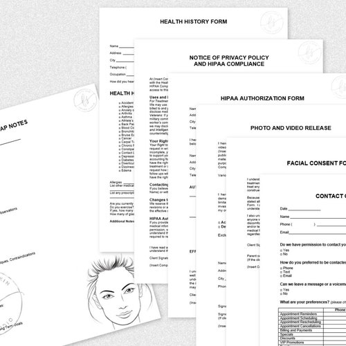 Skin Care Basic Bundle Spa Esthetician Aesthetician - Etsy