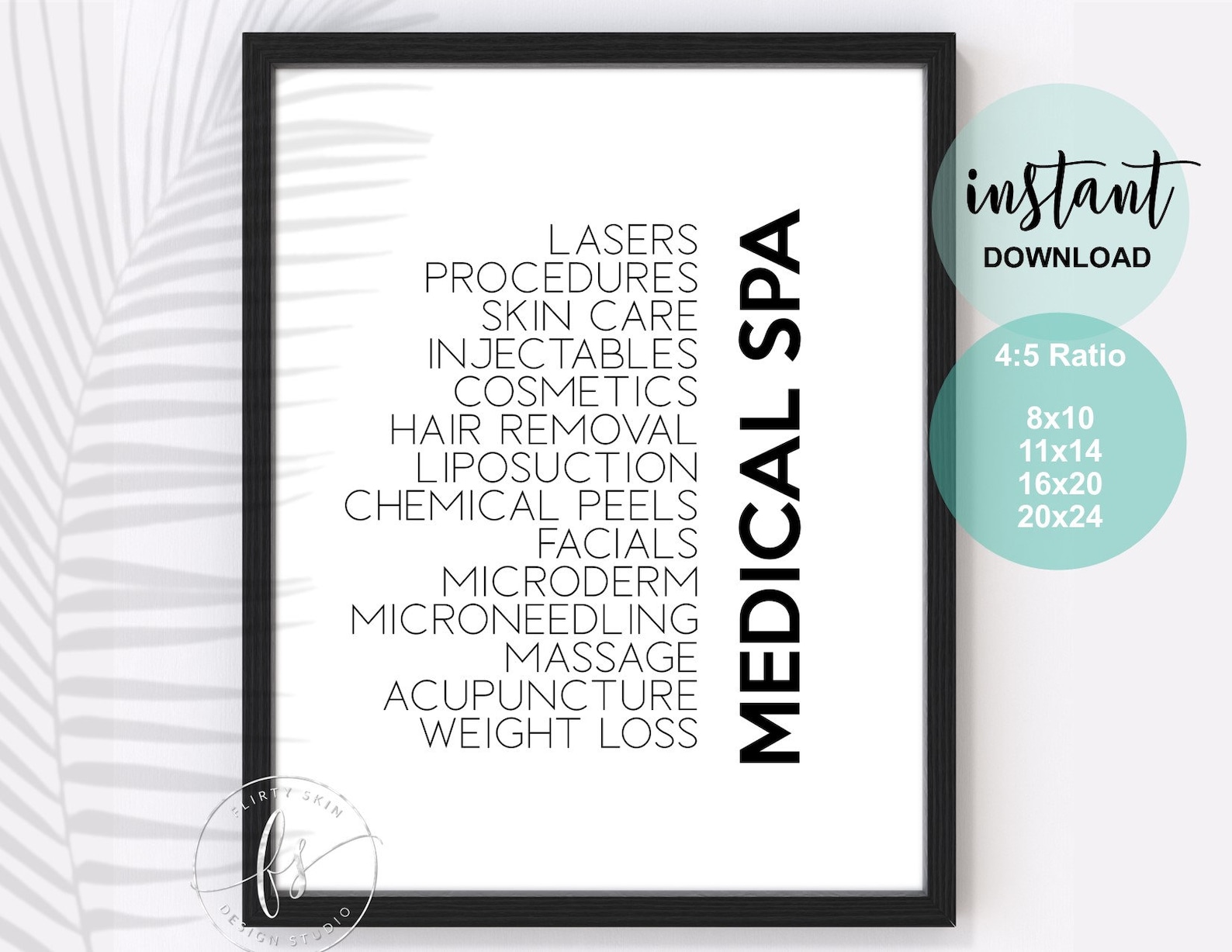 Medical Spa Spa Decor Spa Quote Massage Decor | Etsy