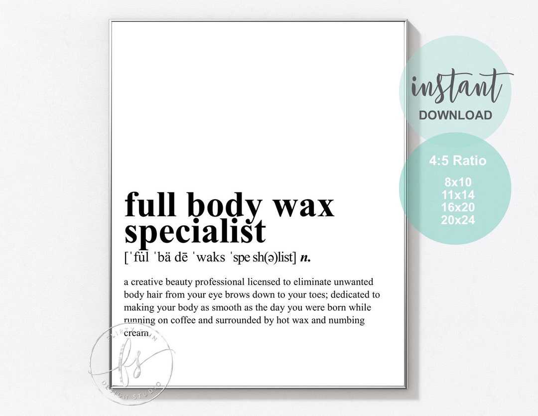 Full Body Wax Specialist | Salon Quote | Spa Quote | Spa | Salon | Hair ...