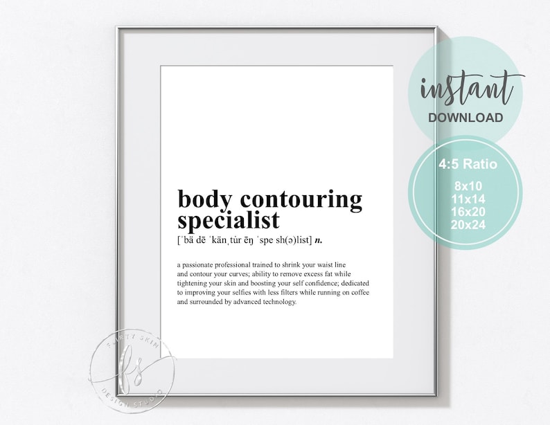 Body Contouring Specialist | Esthetician Decor | Spa Quote | Salon ...