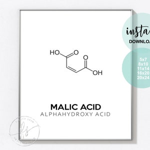 Malic Acid | Esthetician Decor | Spa Quote | Salon Quote | Spa | Salon ...