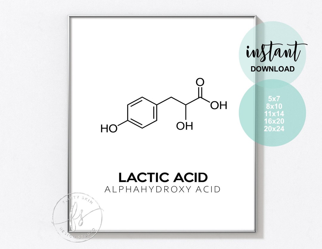 Lactic Acid | Esthetician Decor | Spa Quote | Salon Quote | Spa | Salon ...