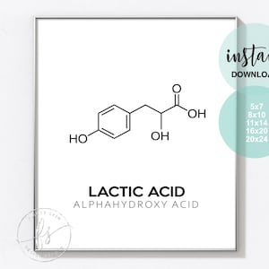 Lactic Acid | Esthetician Decor | Spa Quote | Salon Quote | Spa | Salon ...