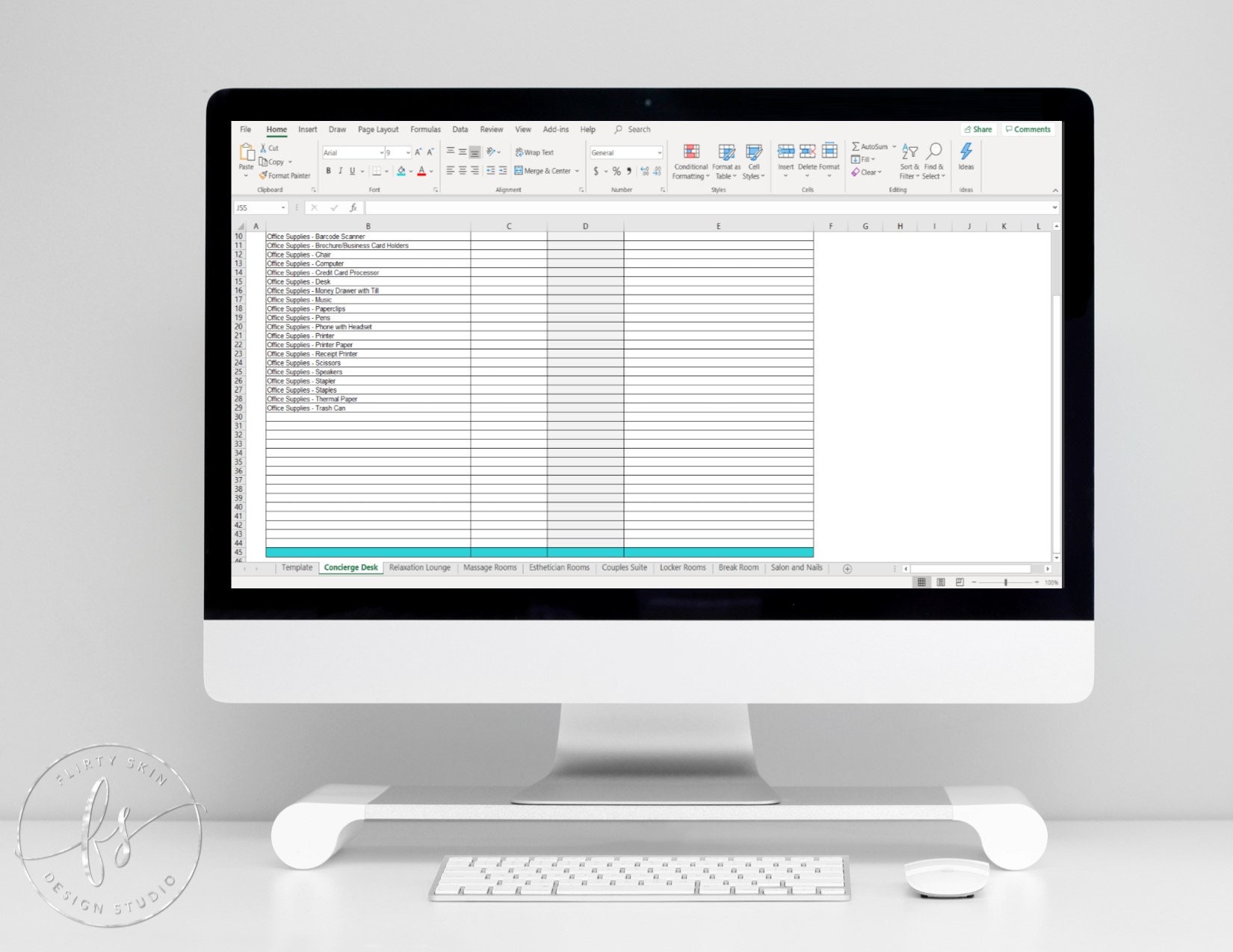 Master Inventory List | Inventory | Operating Supplies | Spa | Salon ...