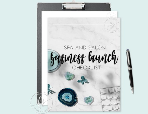 Spa and Salon Business Launch Checklist 29 Pages Master | Etsy