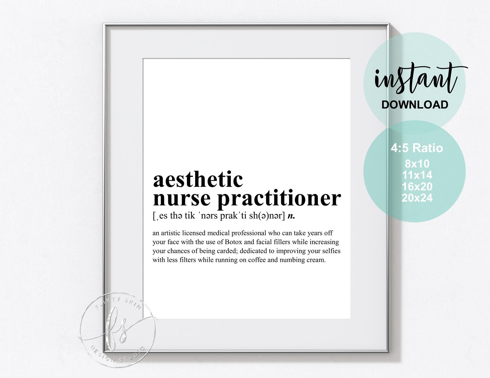 Aesthetic Nurse Practitioner Esthetician Decor Spa Quote - Etsy