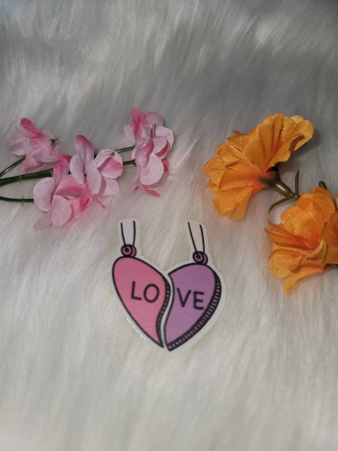 Love Friendship Necklace Sticker 1.5x2 - Etsy