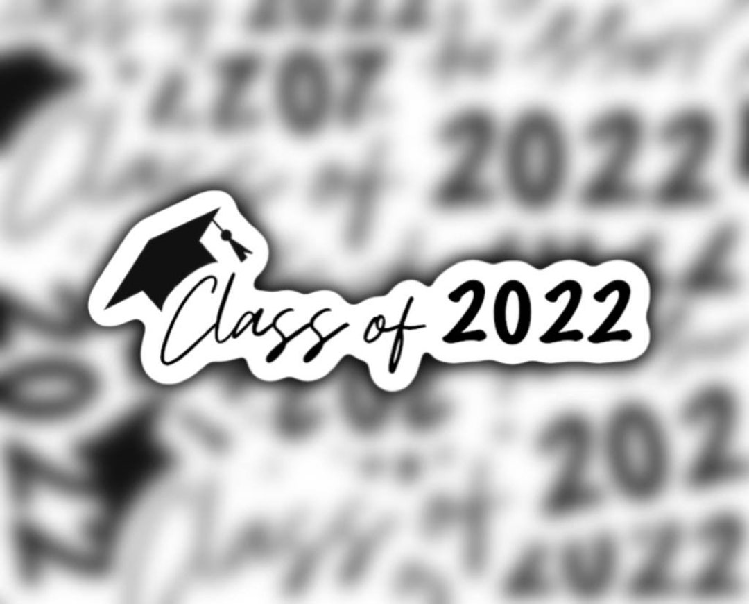 3in Width Class of 2022 Sticker - Etsy