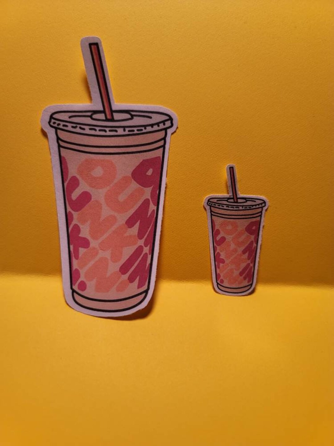 Dunkin Donuts Sticker 1.5x3 - Etsy