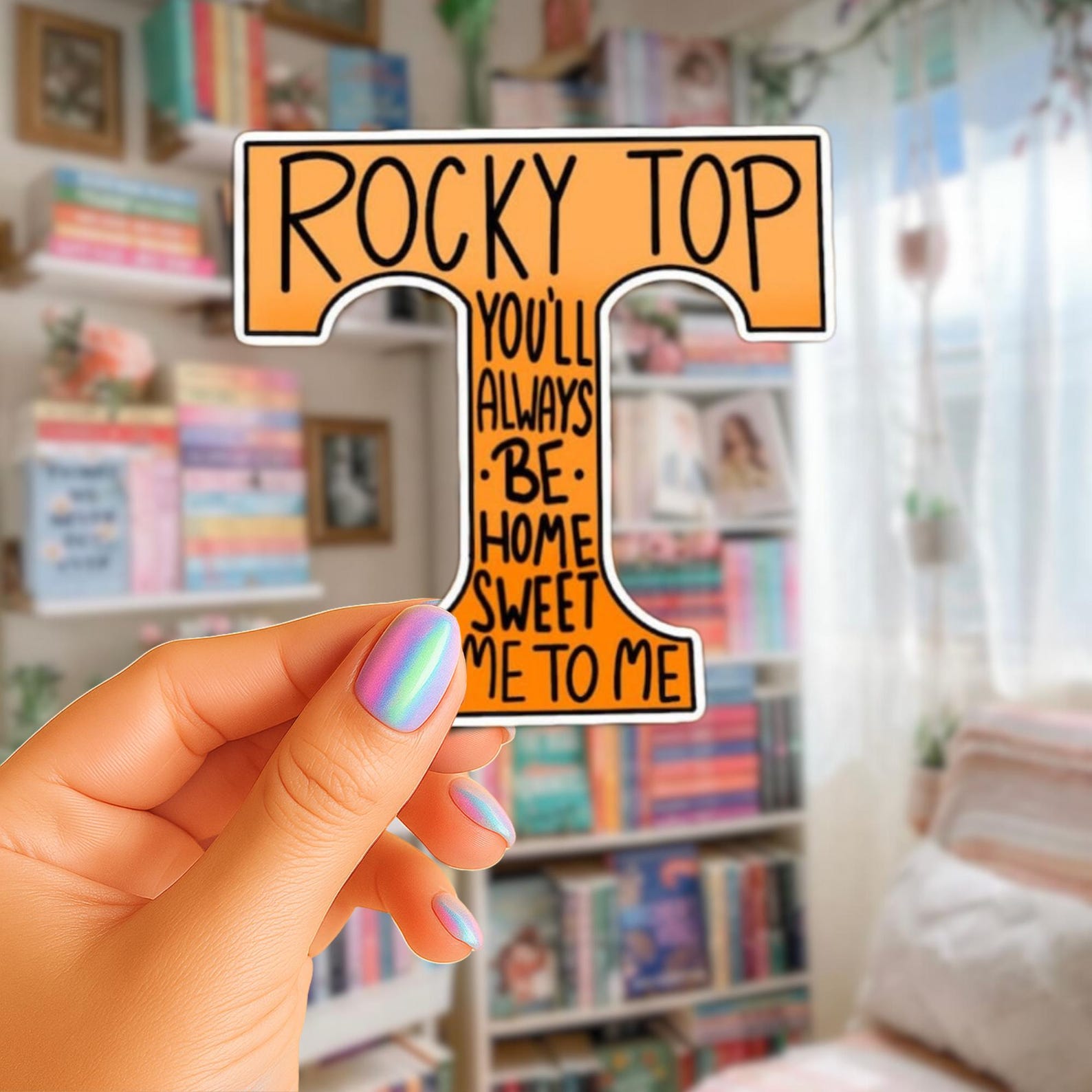 Rocky Top Glossy Vinyl Sticker (3" X 3") - Etsy