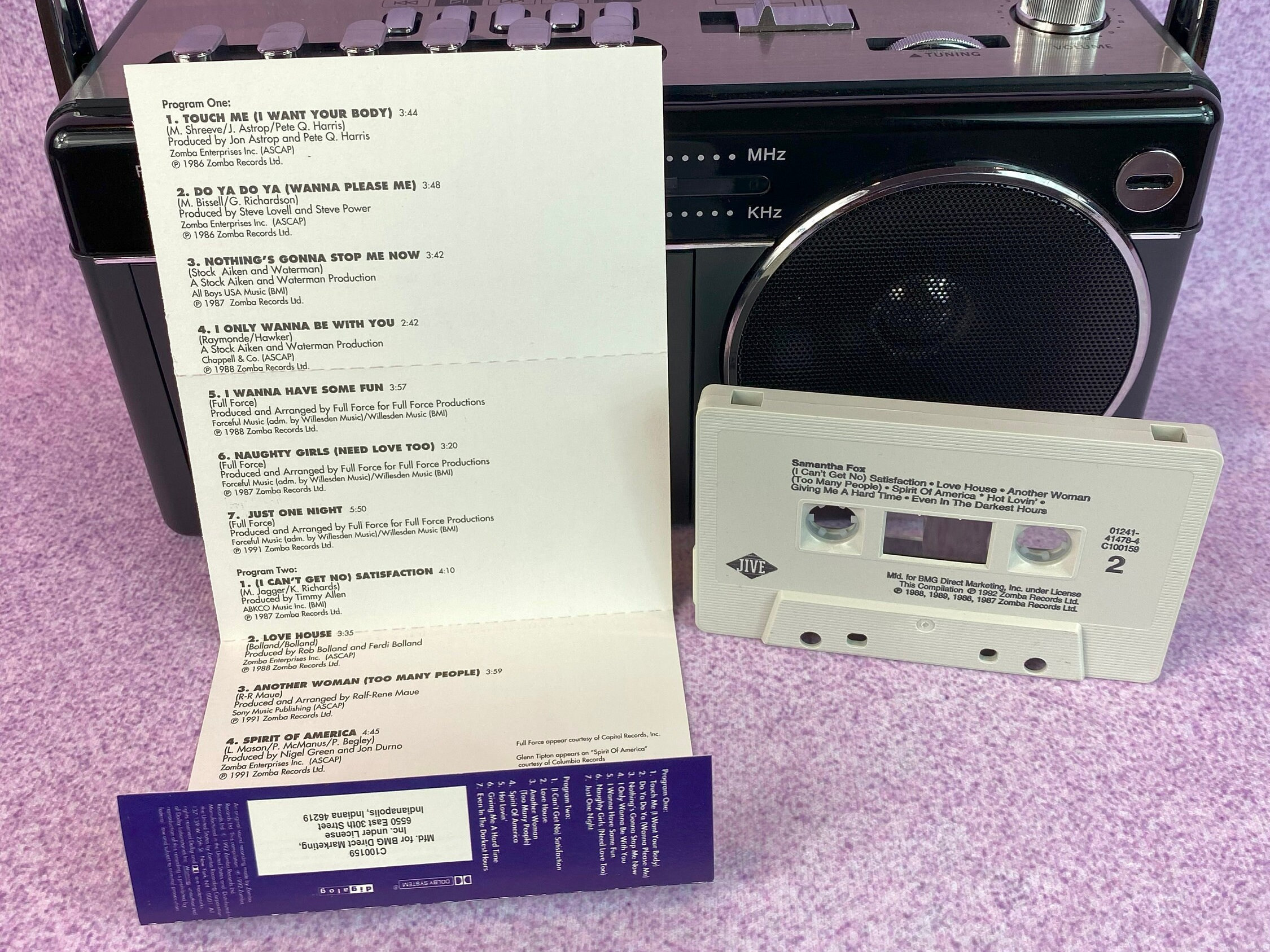 Samantha Fox Music Cassette Tapes Various Titles - Etsy