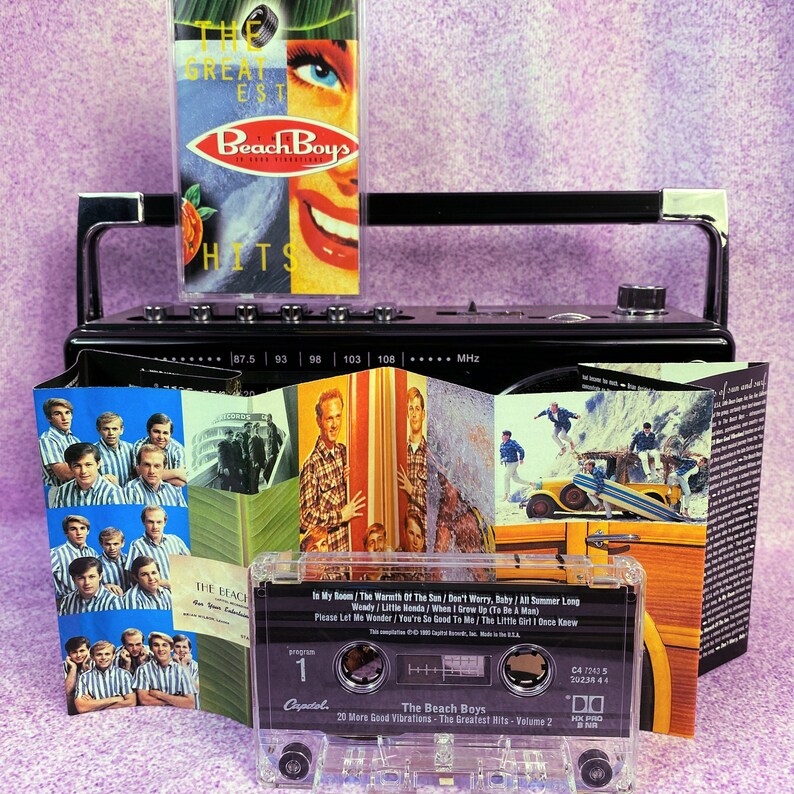 The Beach Boys - Music Cassettes - Various Titles - Etsy