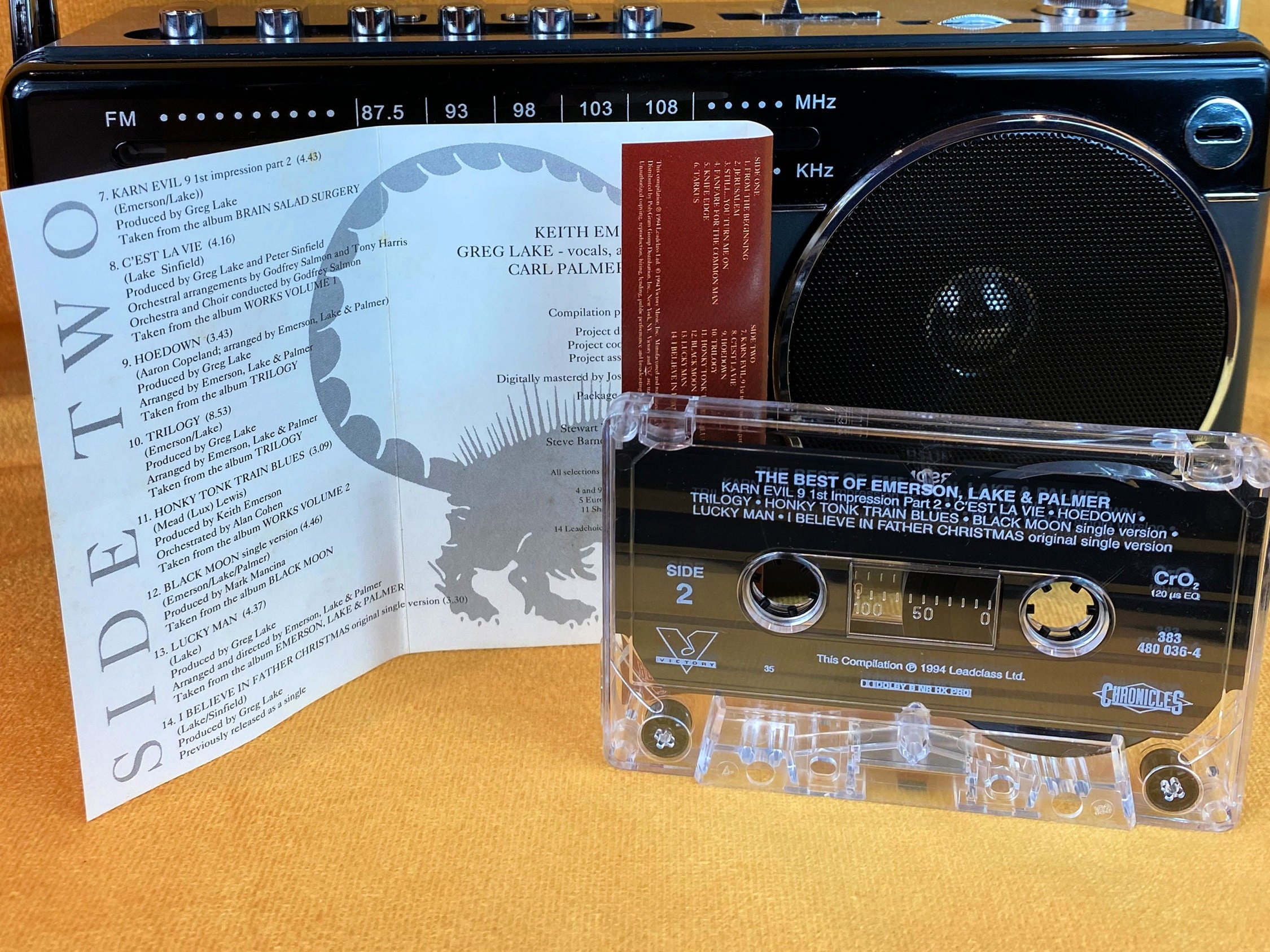 Emerson, Lake, & Palmer Music Cassette the Best of ELP - Etsy