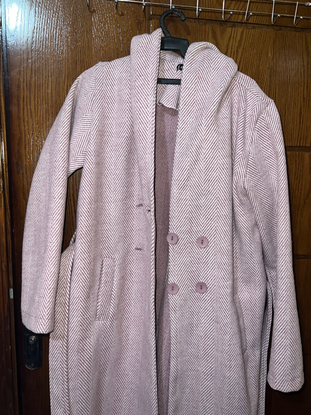 Pink Pea Coat - Etsy