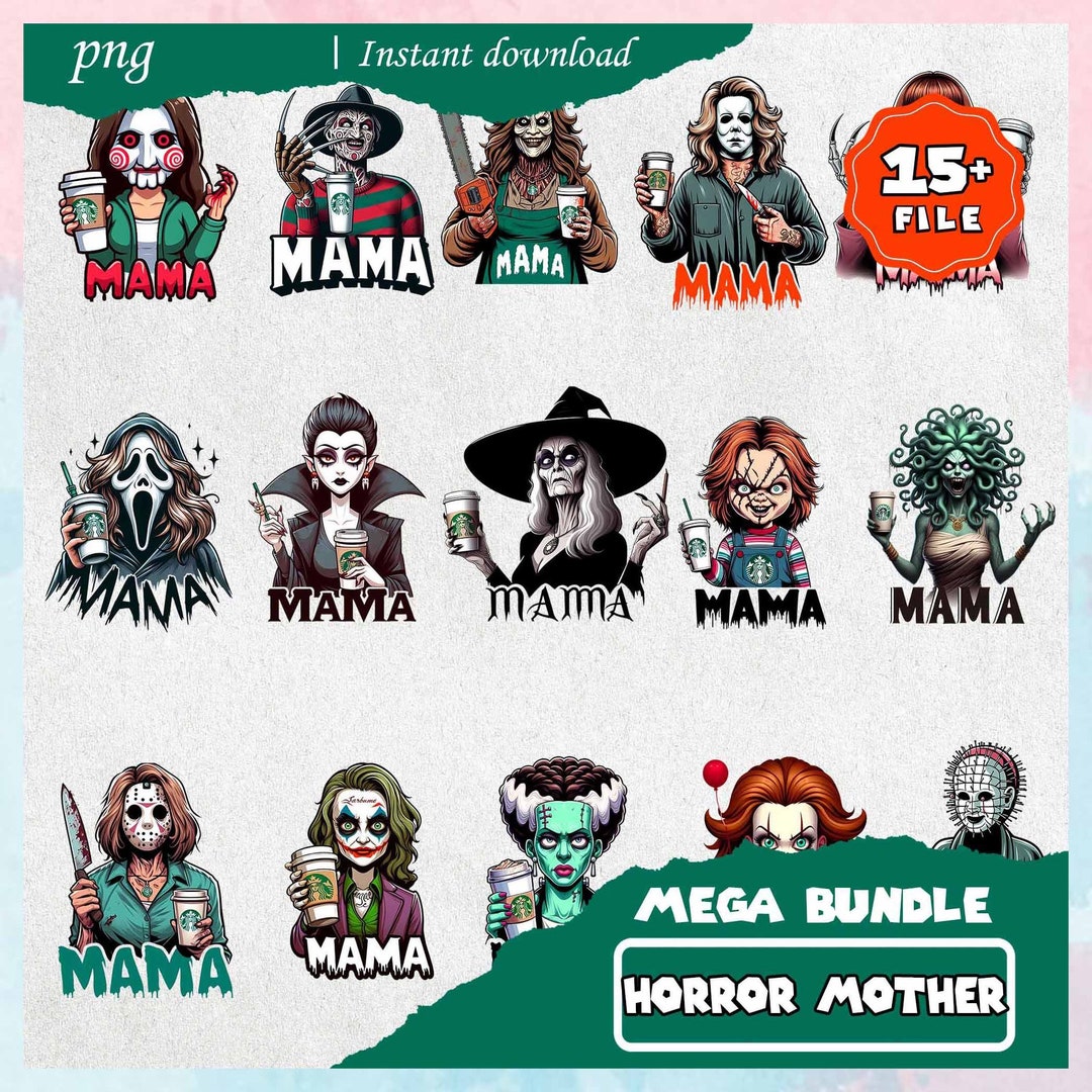 Mama Horror Characters Png, Horror Friends Png, Halloween Character Png ...