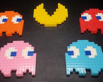 2D Pac-man Sprites | Blinky, Pinky, Inky, Clyde | Pixel Art | Pixel ...