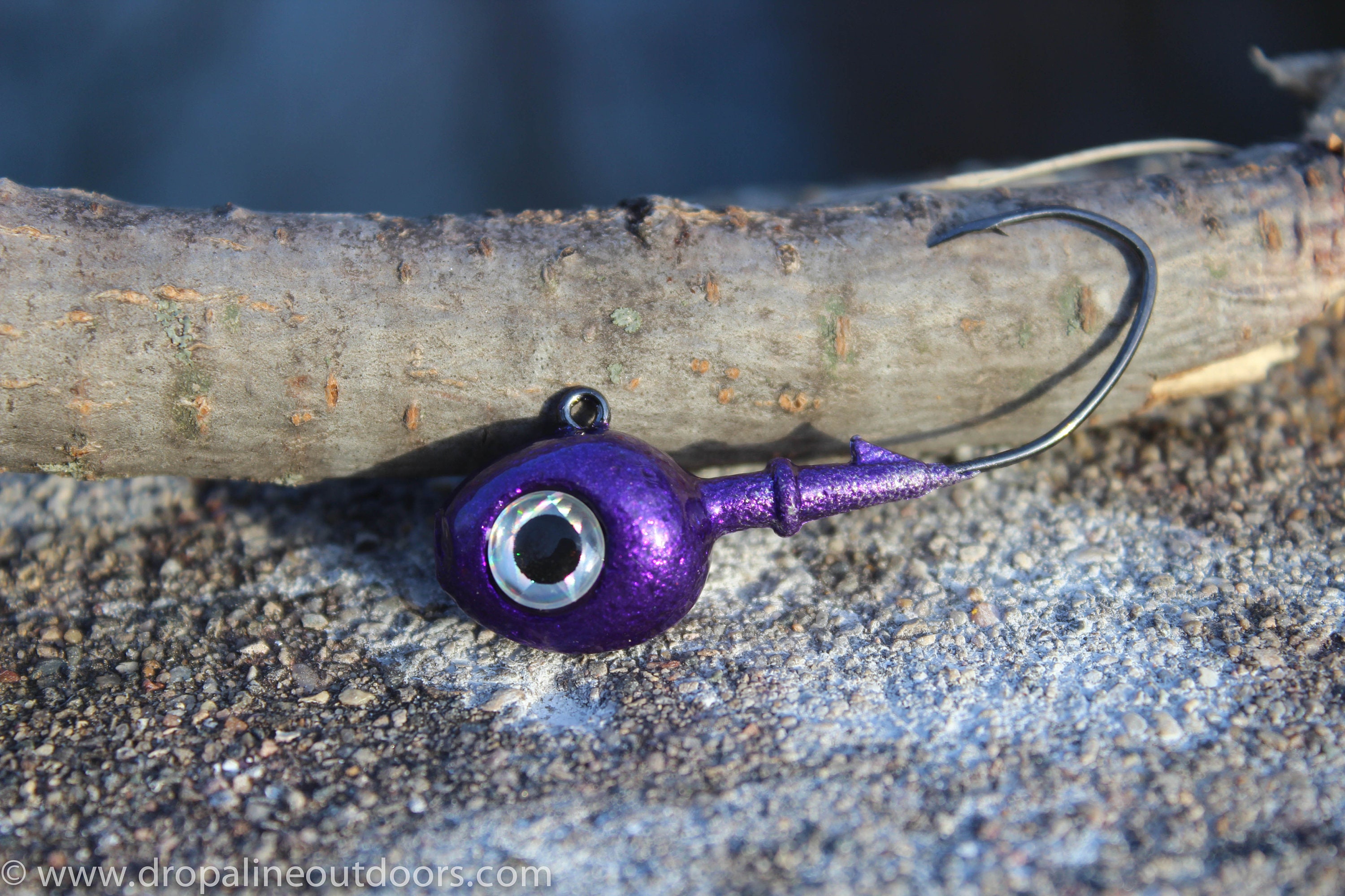 3pk. Candy Purple Walleye Head Jigs - Etsy