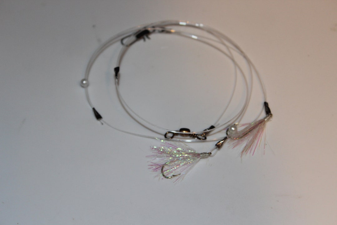 White Dressed Yellow Perch Rig - Etsy