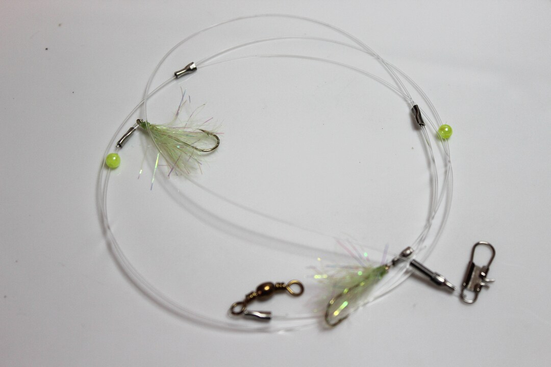 Chartreuse Dressed Yellow Perch Rig - Etsy