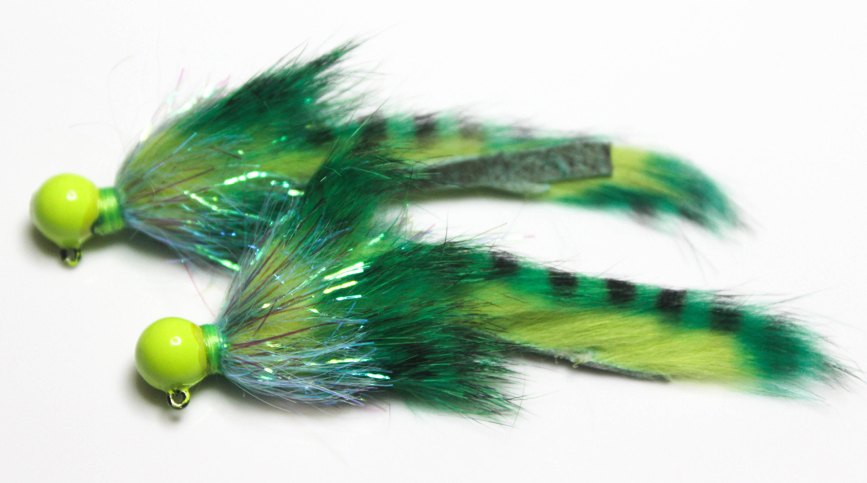 Chartreuse and Blue Rabbit Hair Steelhead Twitch Jig - Etsy